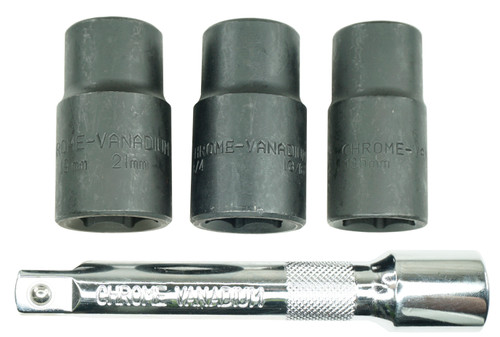 4pc Flip over Wheel nut Impact socket set 06526 - Robson's Tool King Store