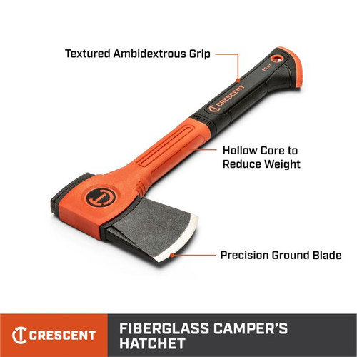 Crescent 20oz Hatchet with Fiberglass Handle CFHATCH20 - Robson's Tool ...