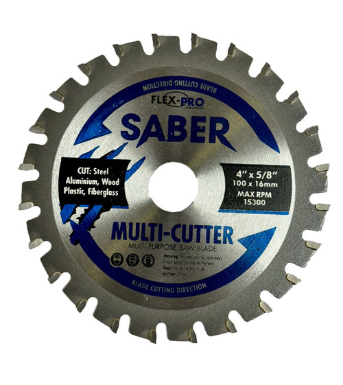 Multi cutter saw Blade 100mm 4 inch Cut steel, Aluminium etc FLEXPRO ...