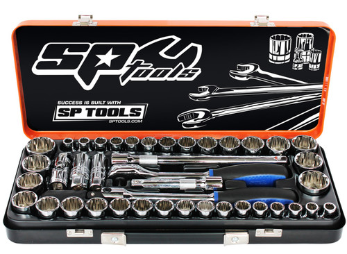 SP Tools 41pc1/2"Dr Socket Set 12pt Metric/SAE SP20300 - Robson's Tool ...