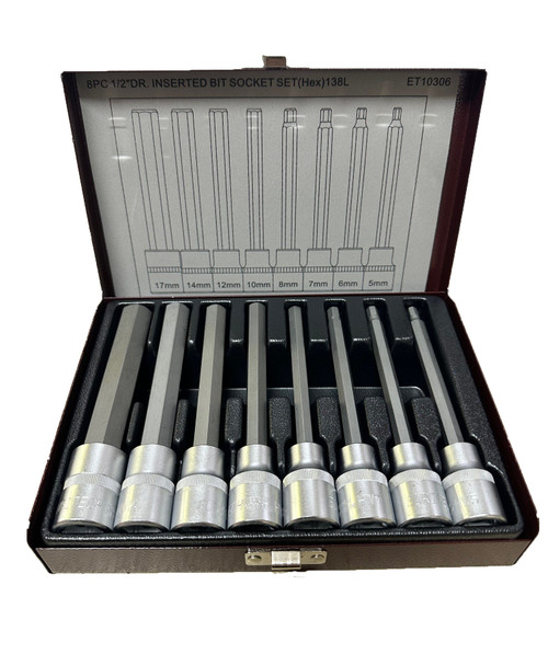 Eurotech 8pc InHex Hex Key socket set Long series Metric ET10305 ...
