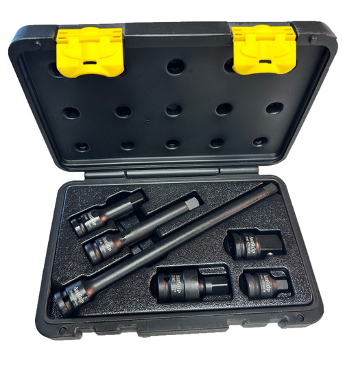 AuzGrip 6pc 1/2"Dr Impact Socket Adaptor & Extension Bar Set A84869 ...