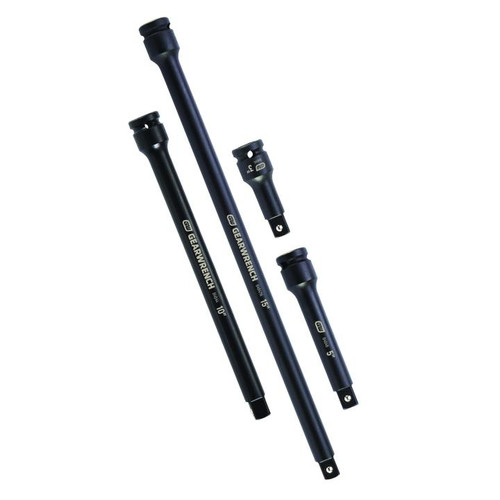 GEARWRENCH 4pc 1/2”Dr Impact Extension bar Set 3”, 5”, 10” & 15” 84950N ...
