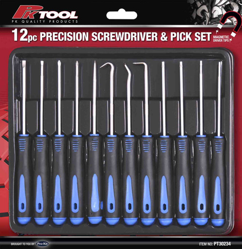 12pc precision screwdriver plus Hook & pick set PT30234 - Robson's Tool ...