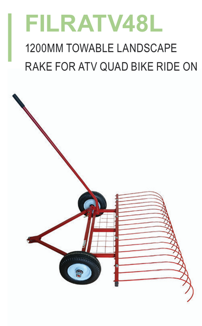 ATV Stick Rake 1200mm FILRATV48L - Robson's Tool King Store