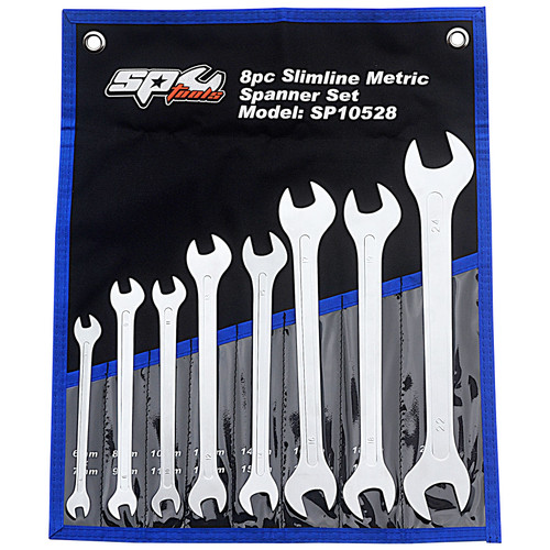 SP TOOLS 8pc Super slim spanner set SP10528 - Robson's Tool King Store