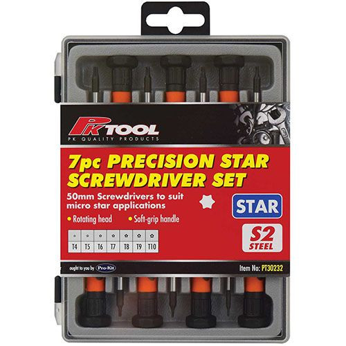 7pc Precision Torx Star Screwdriver Set PT30232 - Robson's Tool King Store
