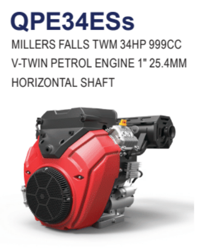 Millers Falls 34Hp Electric Start Petrol Engine QPE34ESs - Robson's ...