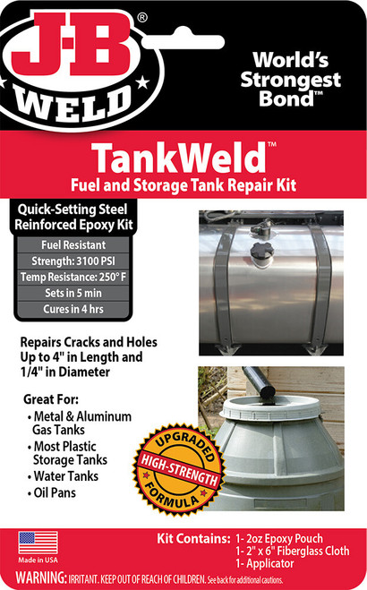 JB Weld TankWeld Fuel & Storage Tank repair kit 2110 - Robson's Tool ...