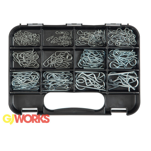 GJ Works 150pc R Clip Assortment Grab Kit GKA150 - Robson's Tool King Store