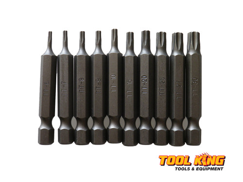 10pc Torx Star Driver Bit Set 08052 - Robson's Tool King Store