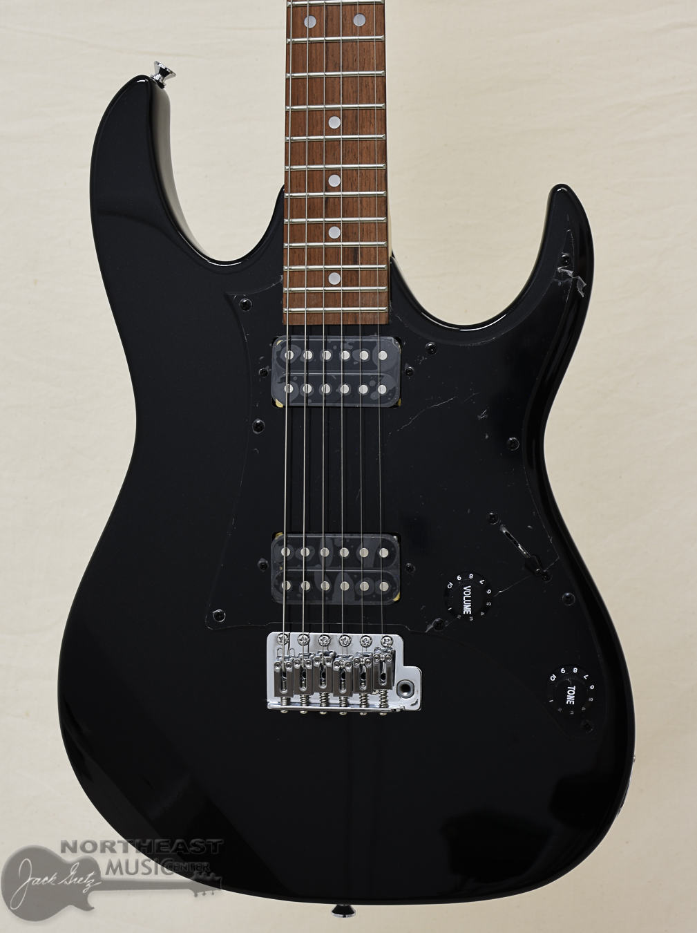 black ibanez acoustic guitar