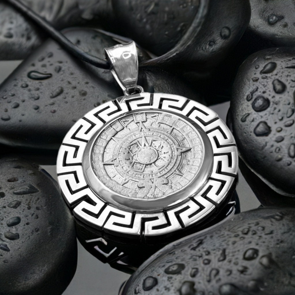 Rugged Aztec Mayan Sun Ring in Sterling Silver - Bold History of Aztec ...