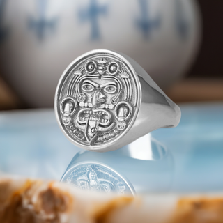 Sterling Silver Aztec Mayan Sun Ring - Discover the Rich History of ...