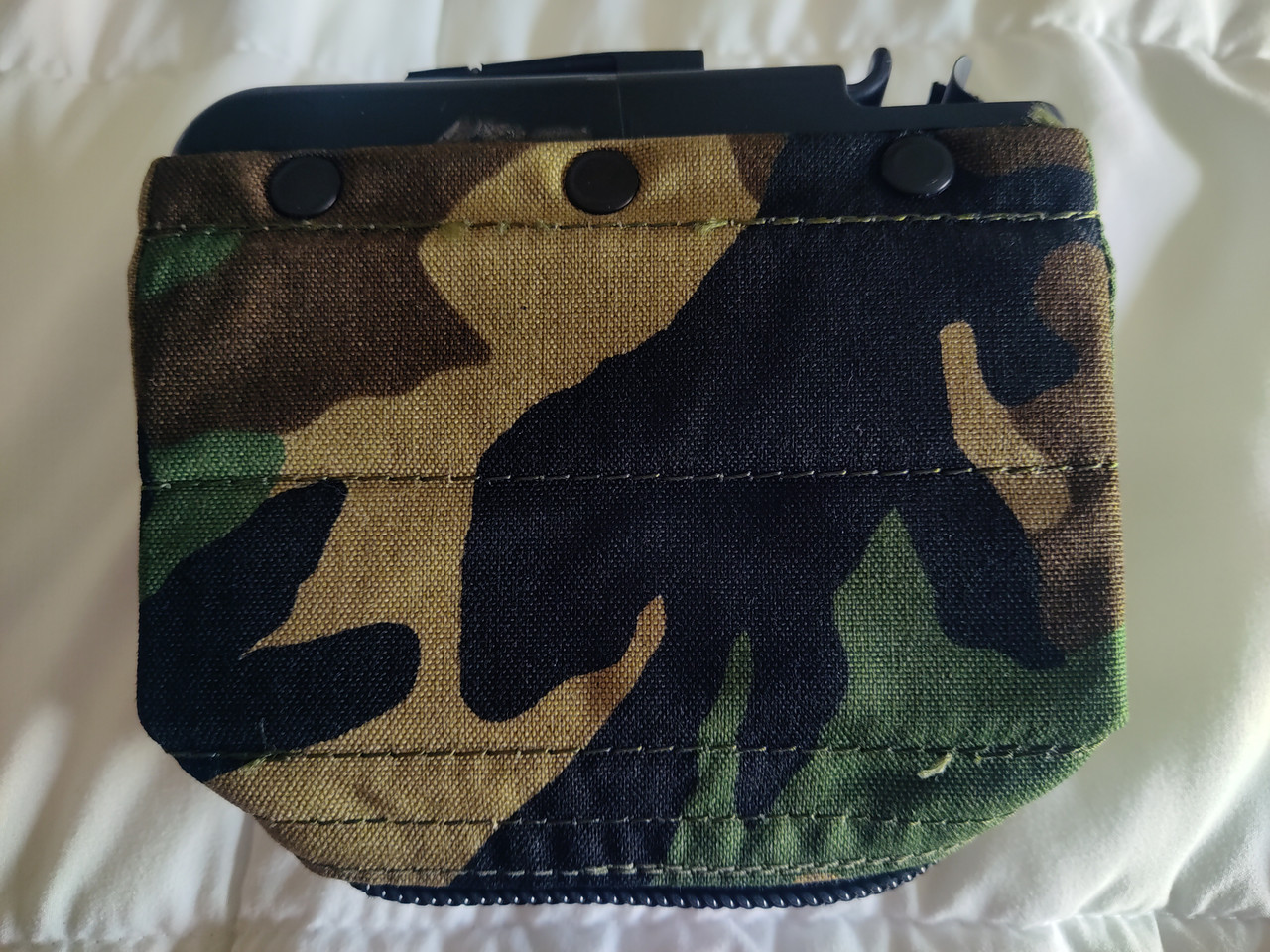 M249 Nutsack Woodland, 100RD - JB Tactical