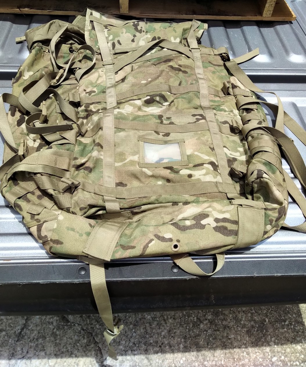Multicam Large Rucksack Pack, Frame, No Straps, No Waistbelt ...