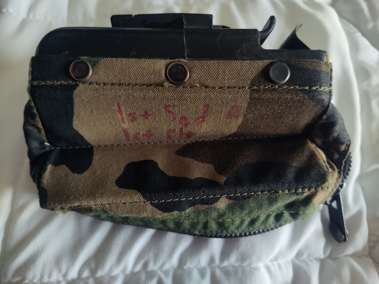 M249 Nutsack Woodland, 100RD Used - JB Tactical