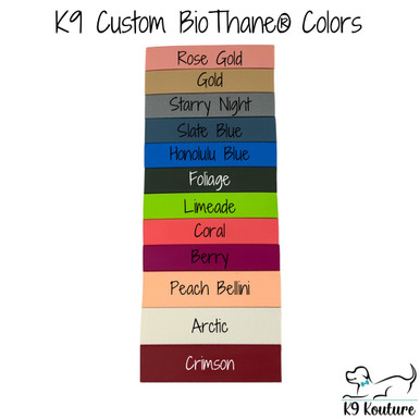 Custom Color Biothane® Add On