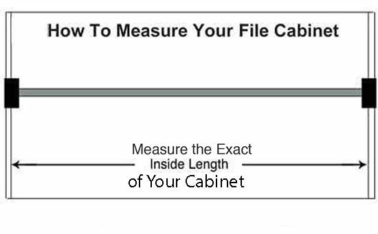 Wooden Drawer Universal File Hang Rails with Hooks