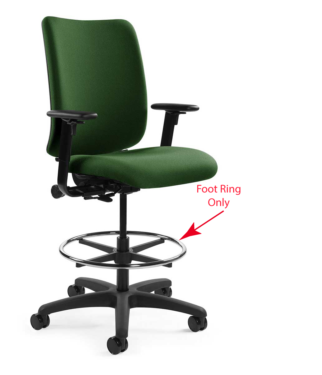 Office chair foot ring rest replacement