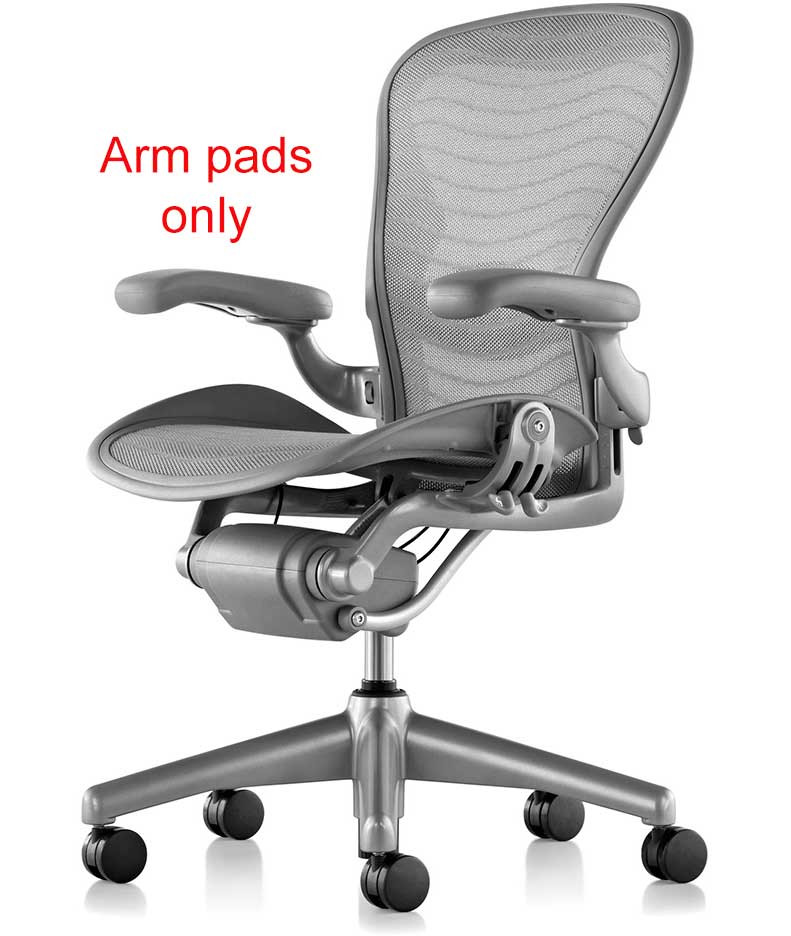 Smoke Replacement Arm Pads Herman Miller Aeron