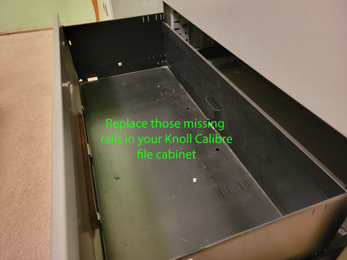 Hanging Folder Bar Replacement for Knoll File Cabinets