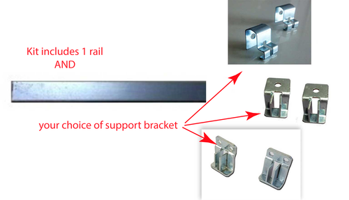Wooden Drawer Universal File Rails