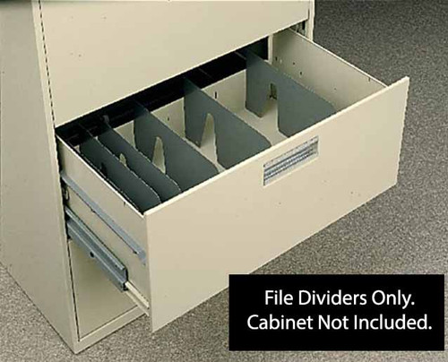 Hon Shelf Dividers for Lateral File Cabinet Drawers