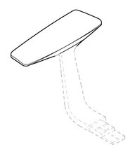 Steelcase Think Chair Arm Pads for Fixed Arms