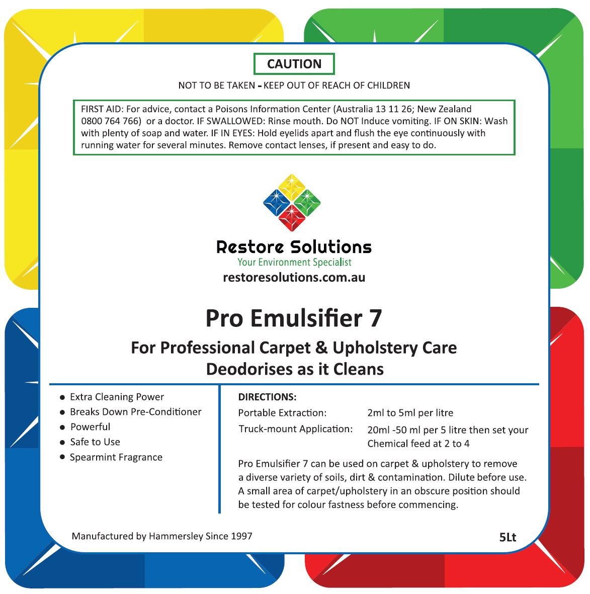 Commercial Cleaning and Restoration Chemicals | Restore Solutions