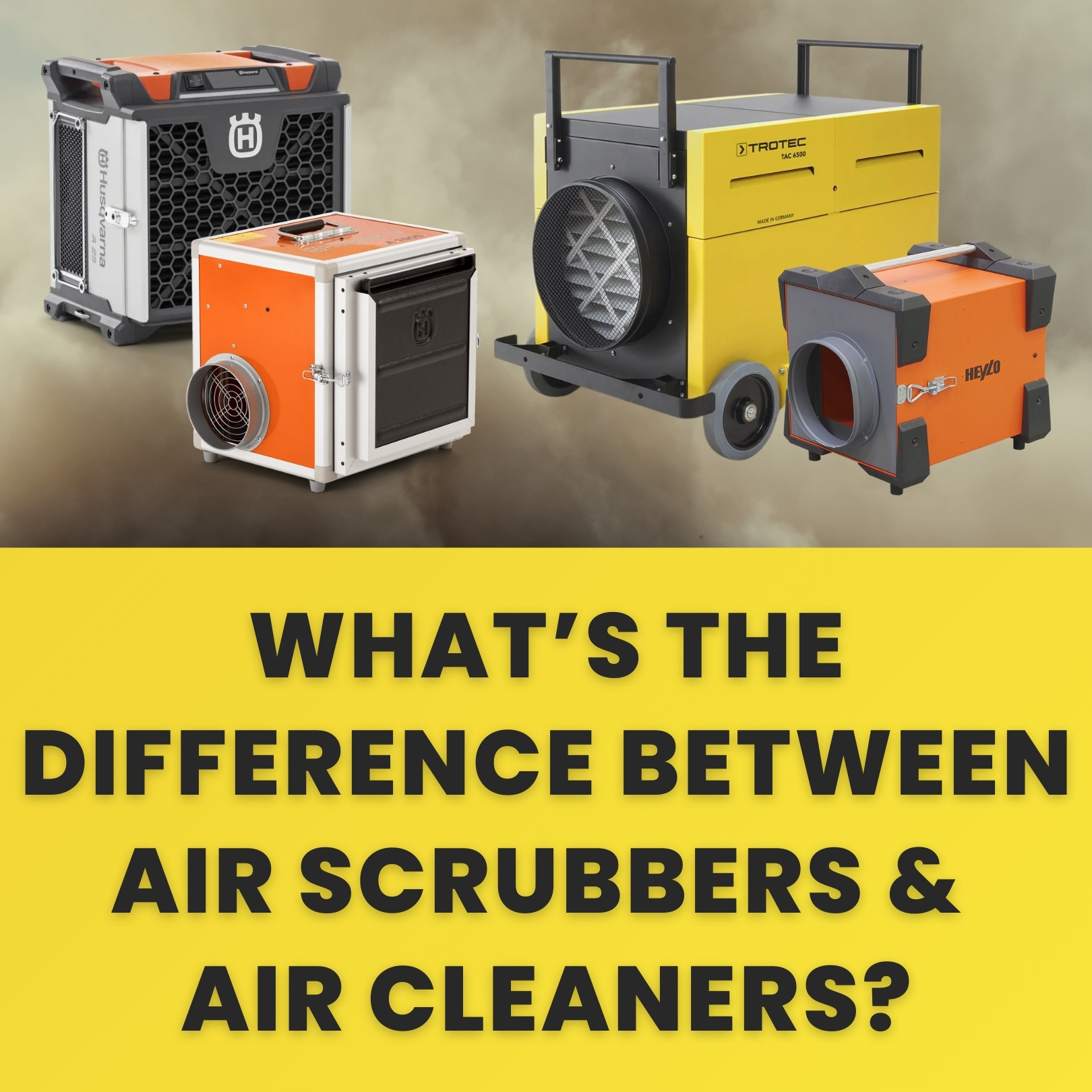 Air Cleaners vs Air Scrubbers: What's the Difference? - Restore Solutions