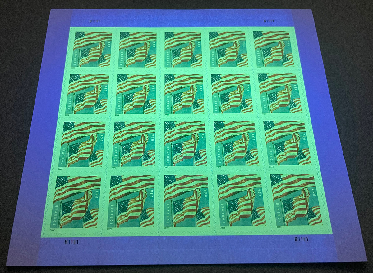US Flag Forever Stamps in Rolls: IRIS STAMPS Collection