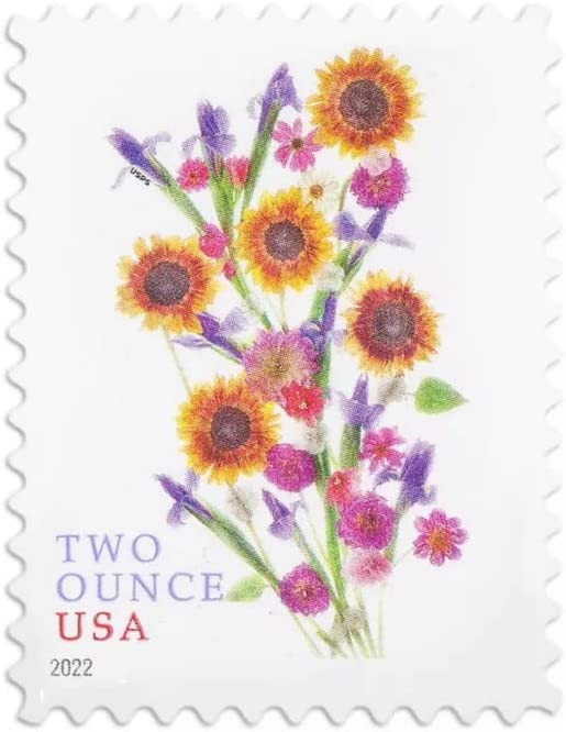 Sunflower Bouquet 2 oz Forever Postage Stamps