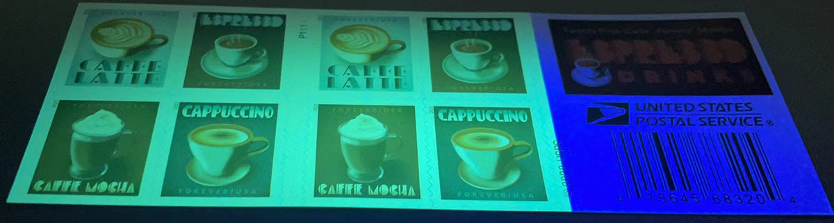 2021 Espresso Drinks Forever Stamps Now on Sale