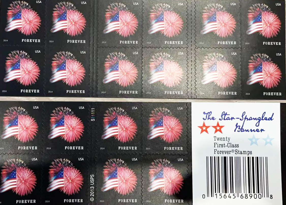 2014 Star-Spangled Banner Forever Stamps Now on Sale