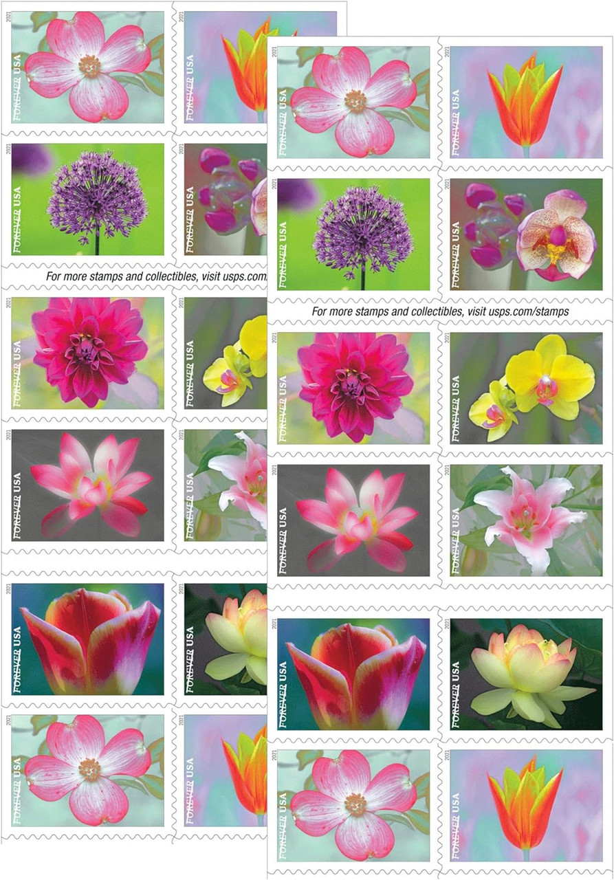 Garden Beauty Forever First Class Postage Stamps