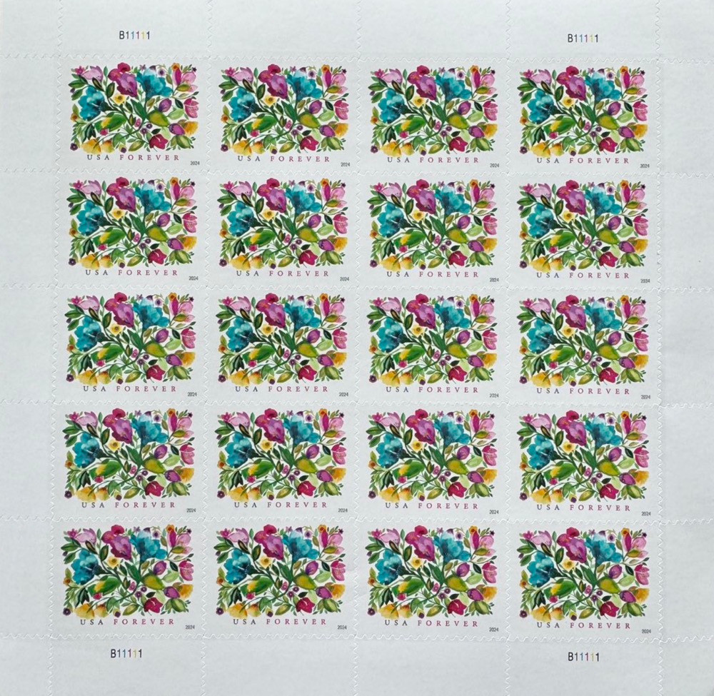 USPS Celebration Blooms Stamps Forever Stamps