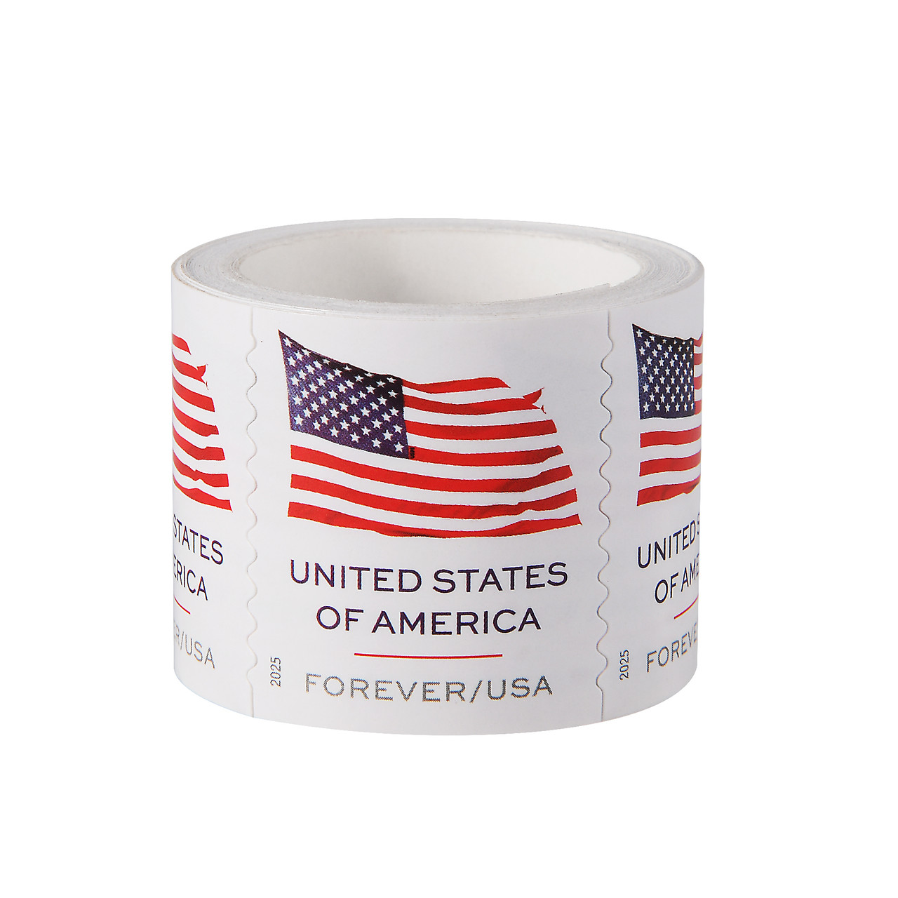 USPS 2025 US Flags Forever Postage Stamps