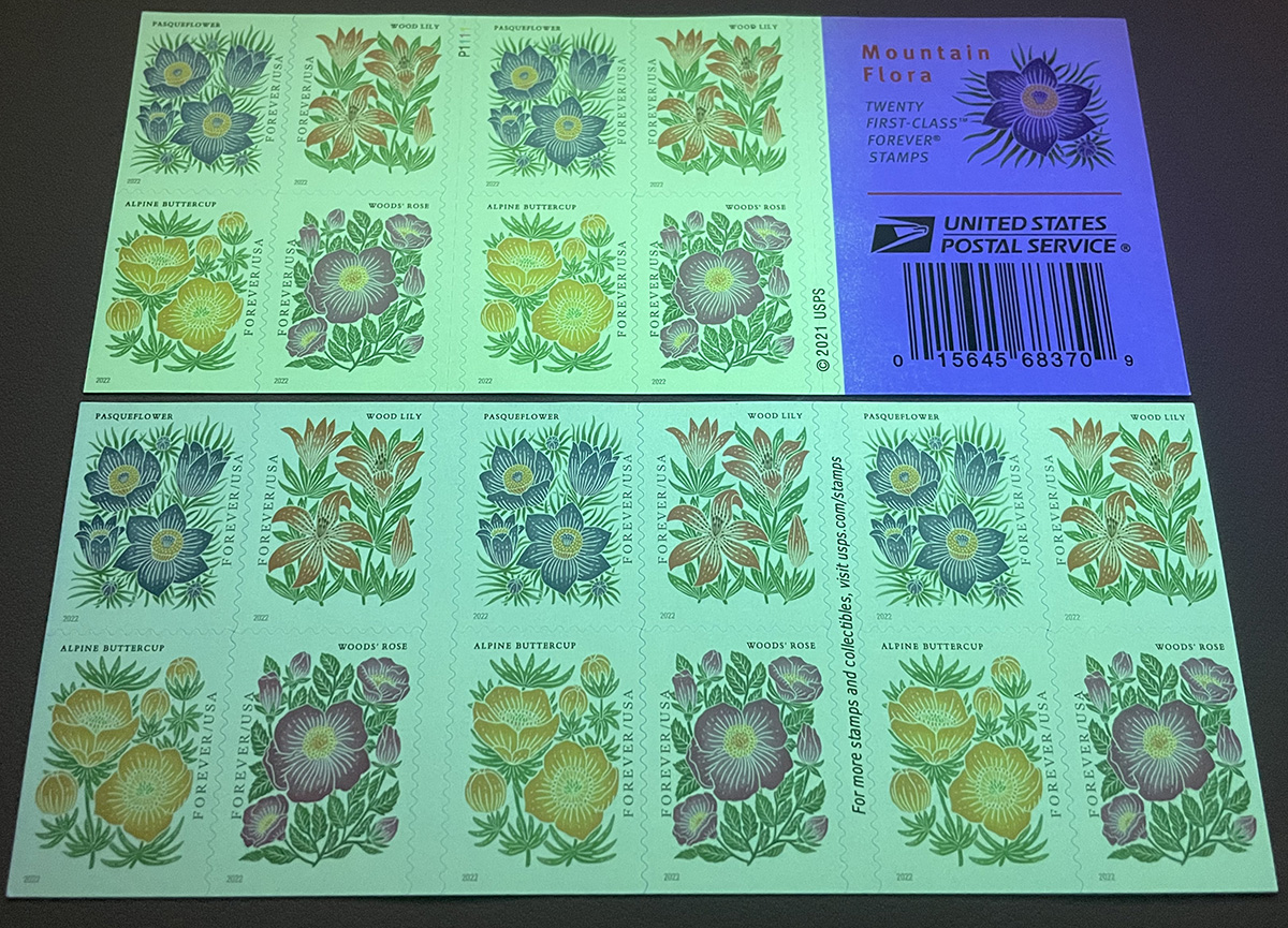 USPS Mountain Flora Forever Stamps