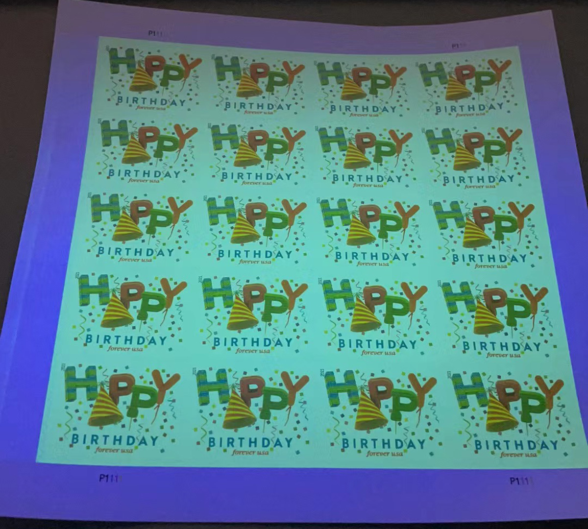 2021 USPS Happy Birthday Forever Postage Stamps