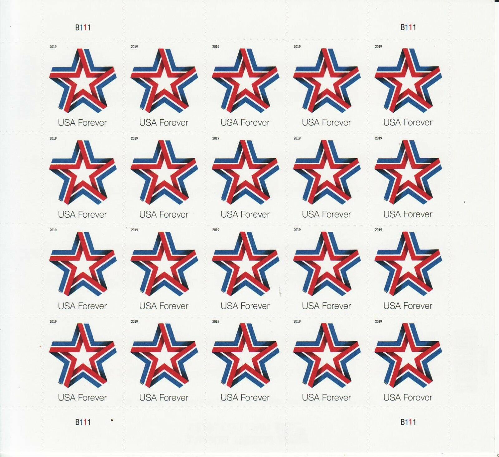 USPS Star Ribbon Postage Stamps on Sale