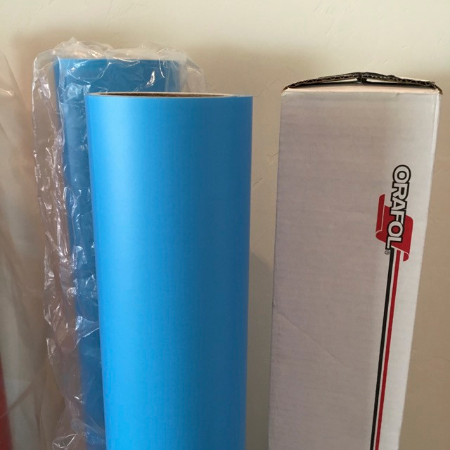 Translucent Blue Stencil Vinyl - VINYLINES
