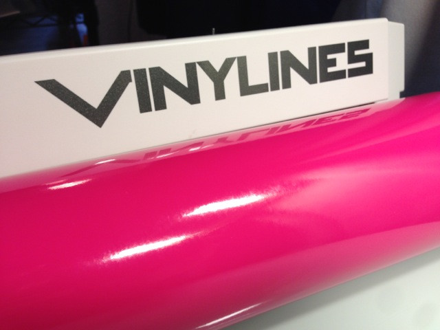 Glossy Pink Vinyl Material - VINYLINES