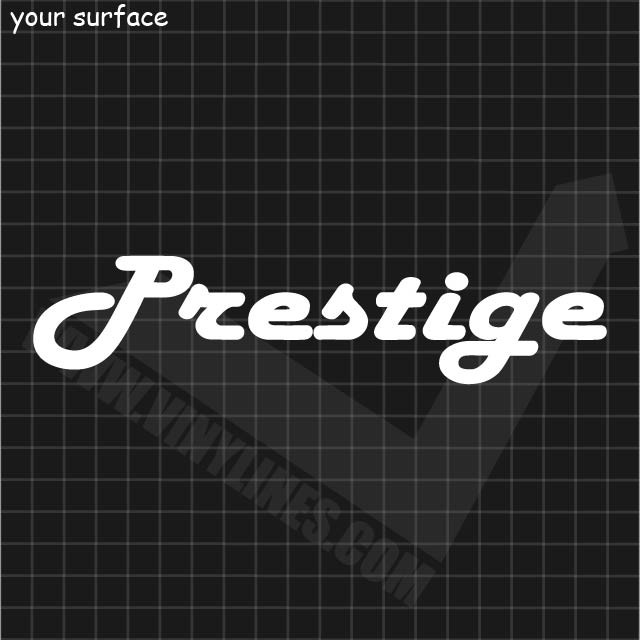 Prestige, Word Decal