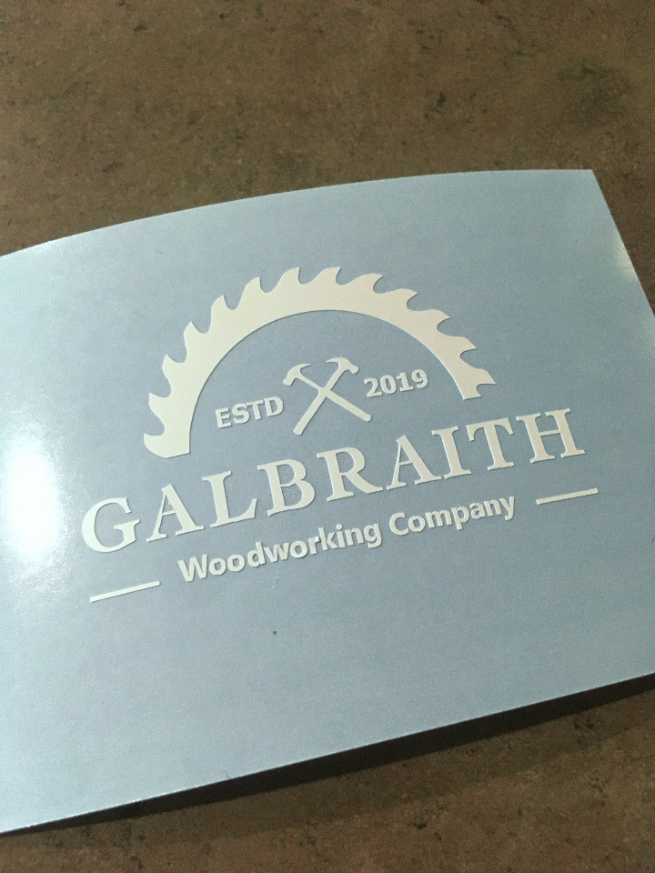 Galbraith Woodworking Company Logo Decal