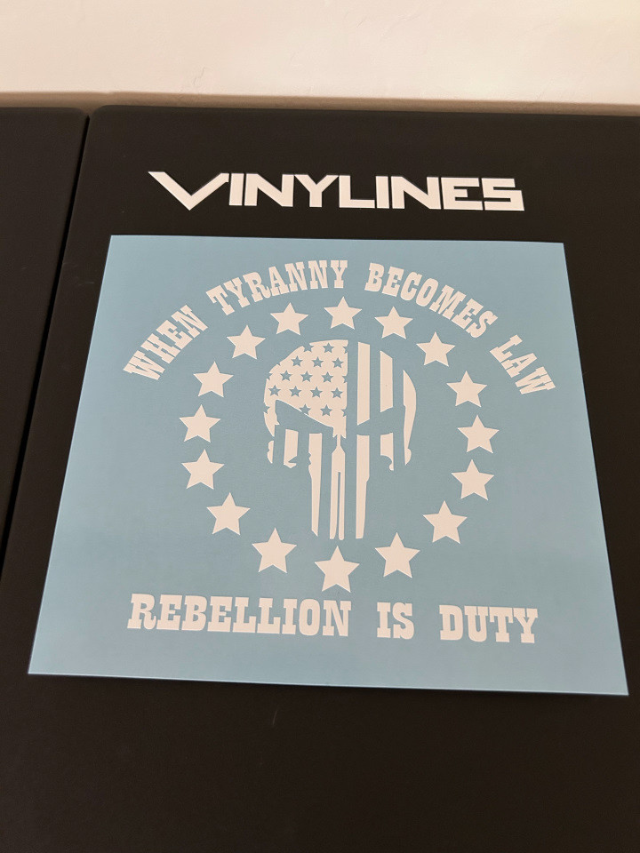 When Tyranny Becomes Law, Rebellion is Duty, Punisher Skul Decal