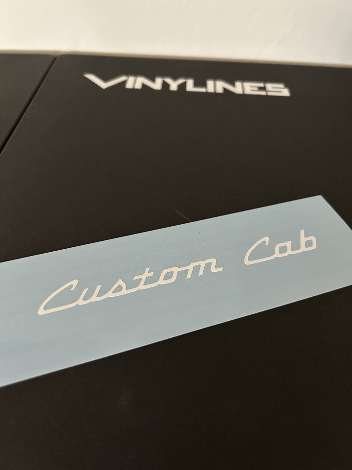 Ford Custom Cab Truck Emblem Decal