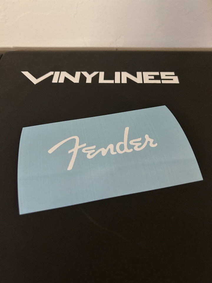 Fender Thin Horizontal Logo Decal