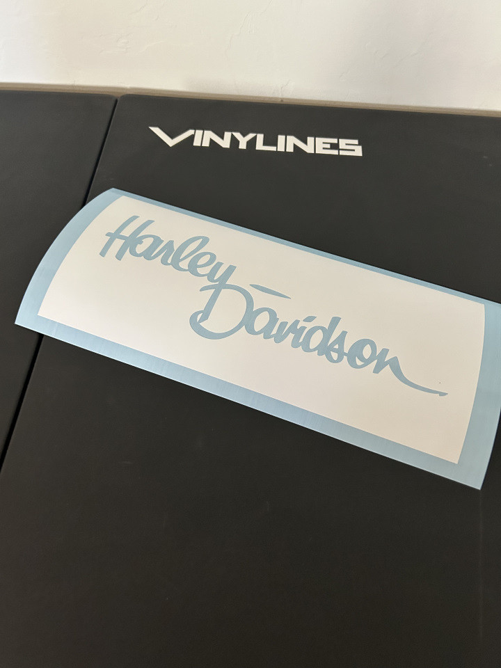 Harley-Davidson Custom Script Font No 2 Stencil