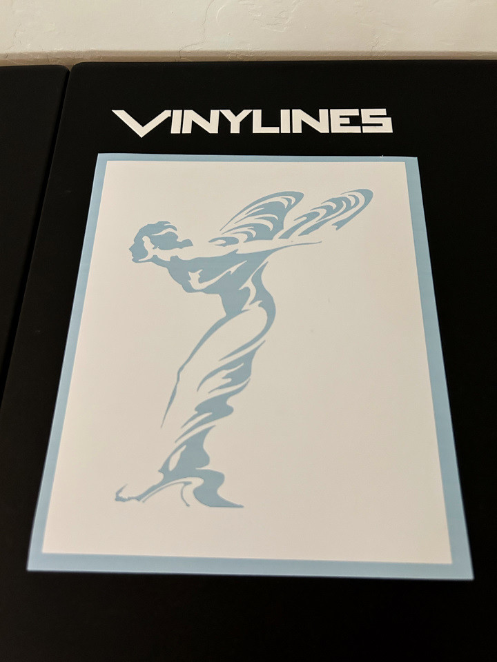 Flying Lady Stencil